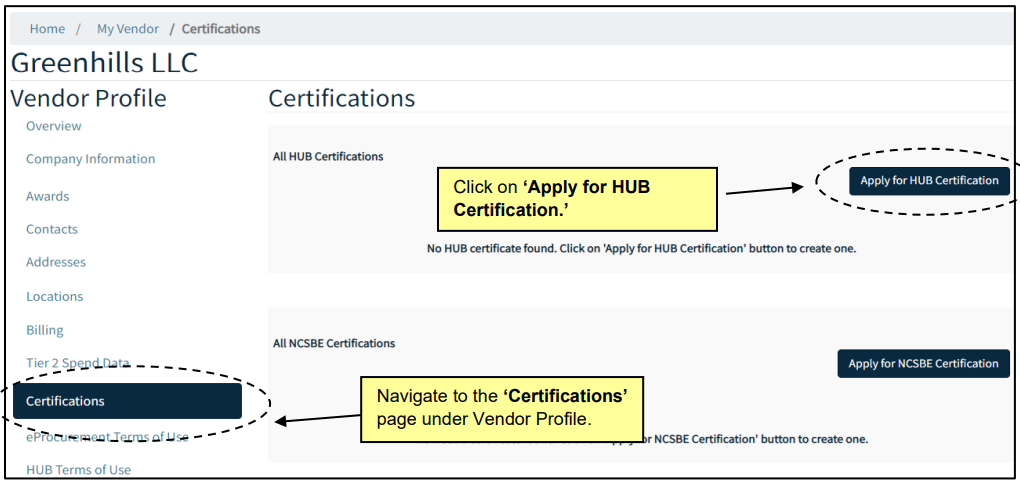 HUB Registration | NC eProcurement